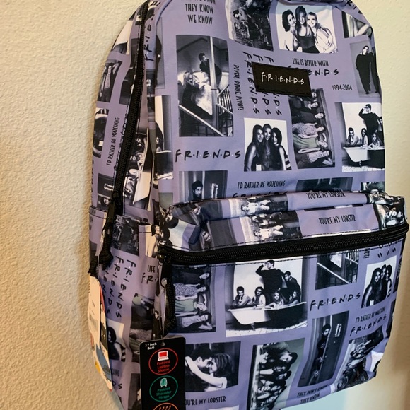 FRIENDS | Bags | Friends Friends Comic Printed 6 Backpack Book Bag ...